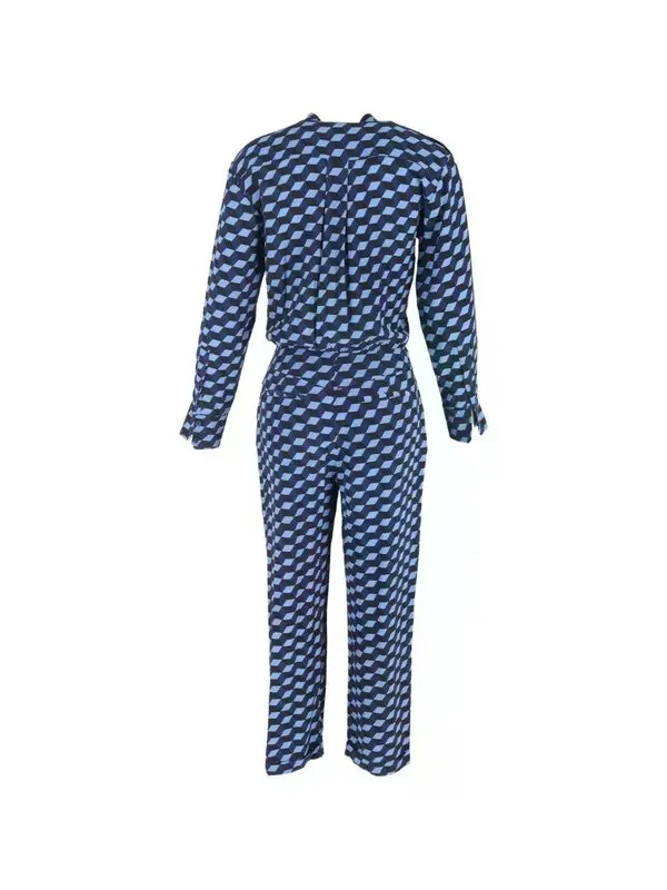 Diane Von Furstenberg Geometric-print Jumpsuit