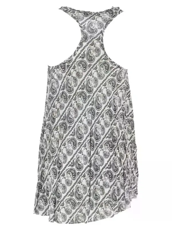 Balmain Paisley-print Asymmetric Top