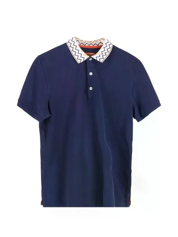 Missoni Zig-zag Collar Polo Shirt