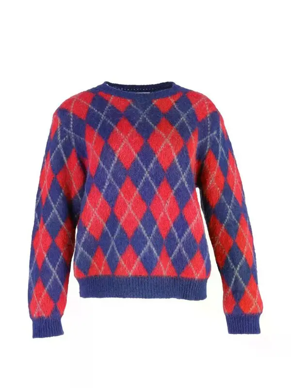 Sandro Jona Argyle-pattern Sweater
