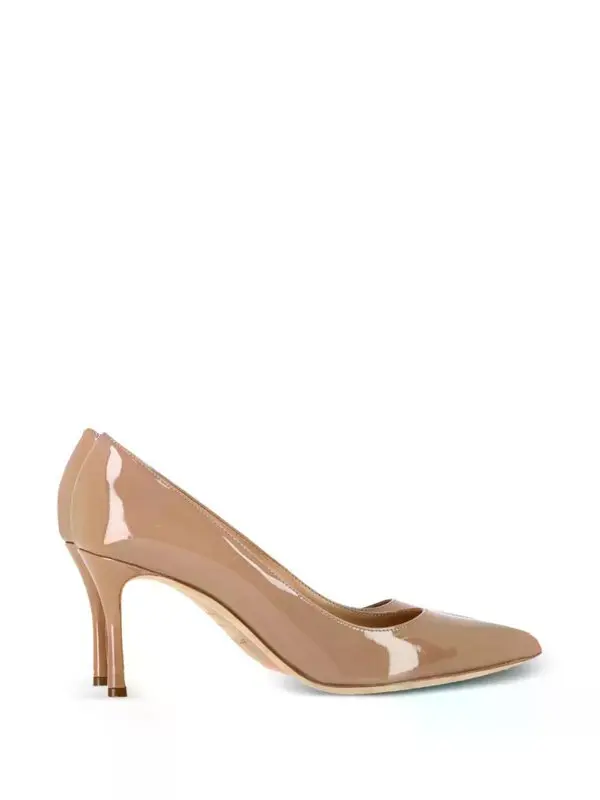 SERGIO ROSSI Pointed Patent Pumps