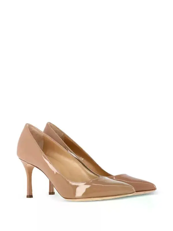 SERGIO ROSSI Pointed Patent Pumps