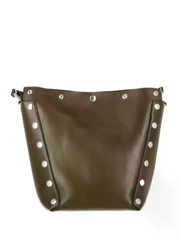 Mulberry Leather Shoulder Bag With Studs