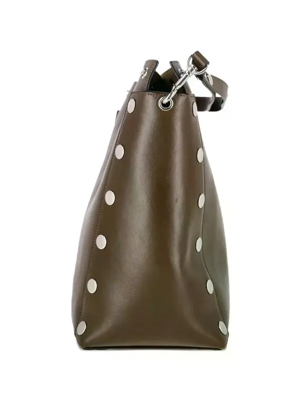 Mulberry Leather Shoulder Bag With Studs