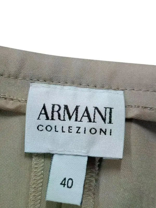 Emporio Armani Wide-leg Silk Trousers - Neutrals