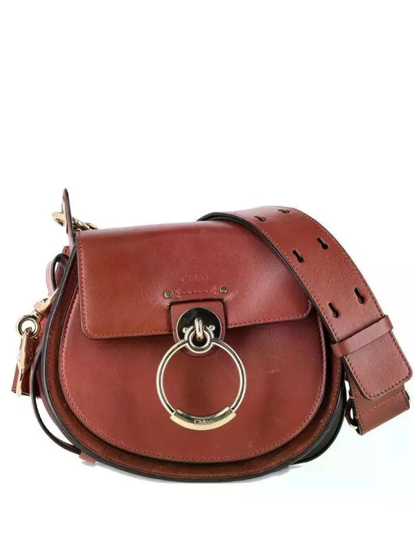 Chloé Small Tess Ring Leather Shoulder Bag