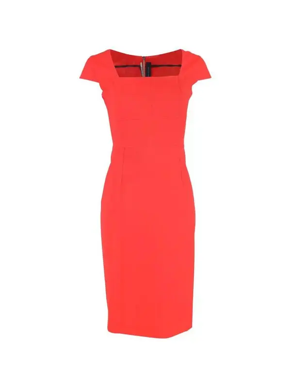 Roland Mouret Jeddler Square-neck Dress