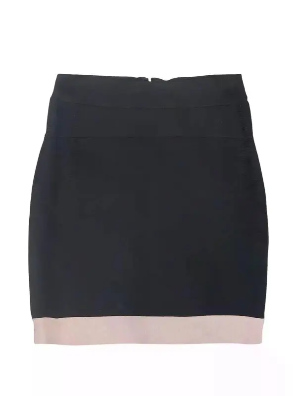 Herve Leger Mini Skirt With Zip Fastening