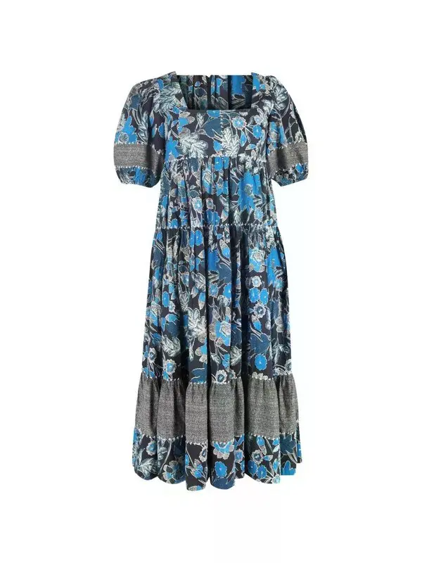 Ulla Johnson Floral-print Tiered Midi Dress