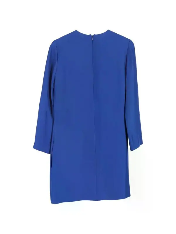 Celine Crew-neck Silk Mini Dress