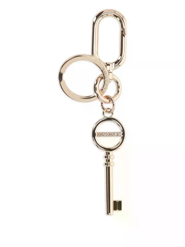 Borbonese Key-shaped Keyring - Gold