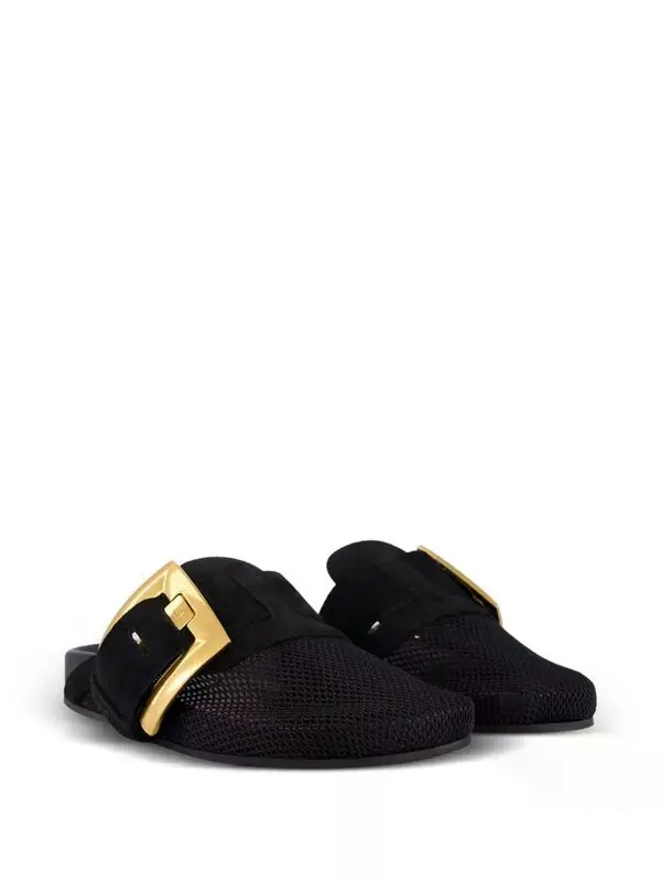 Balmain Anthem Flat Mules