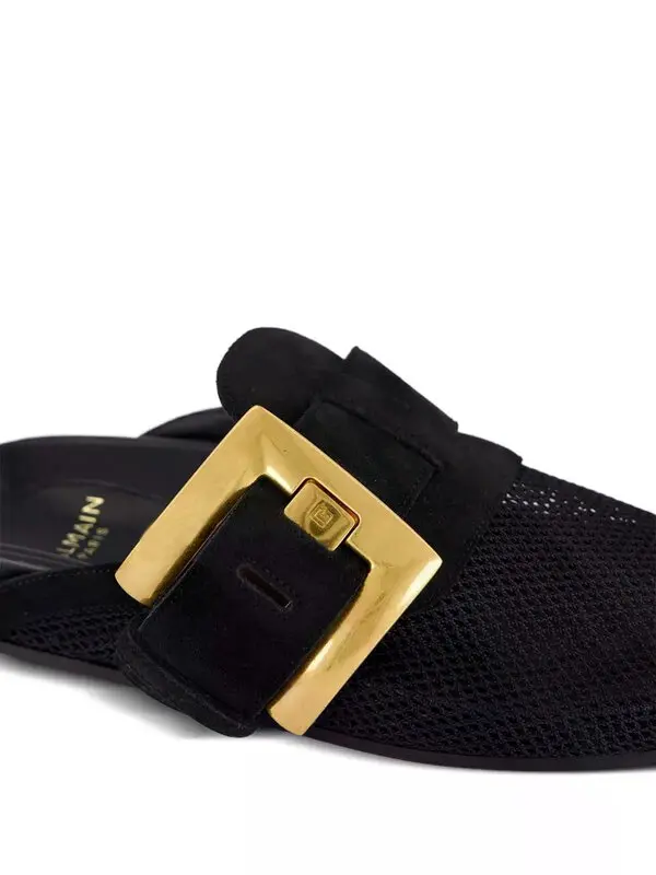 Balmain Anthem Flat Mules