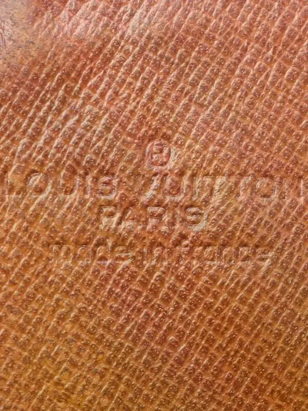 LOUIS VUITTON 1985 Monogram Cartouchiere Mm Crossbody Bag - Brown