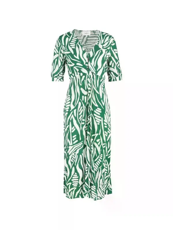 Ba&sh Botanical-print Wrap Dress