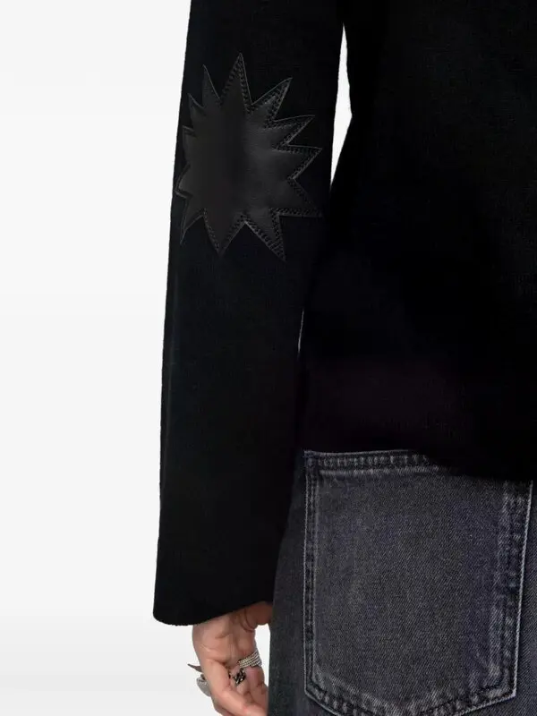 Zadig&Voltaire Star-elbow Sweater - Black