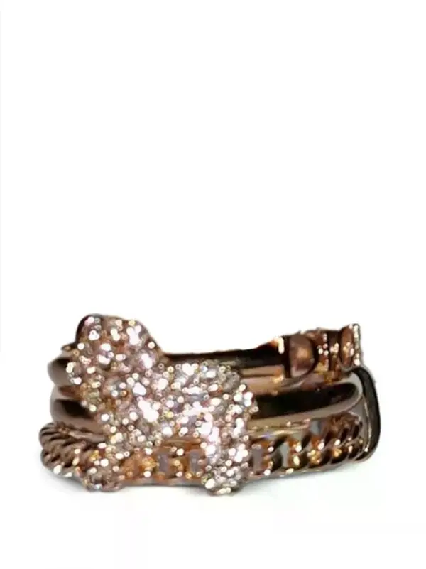 Dior Embellished Ring - Gold