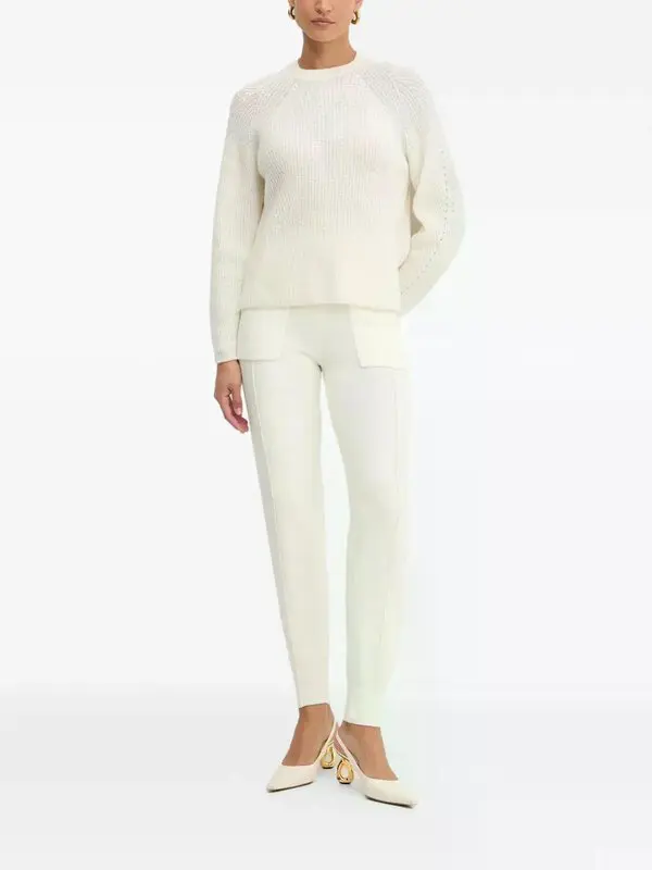 TWINSET Patch-pocket Knit Trousers