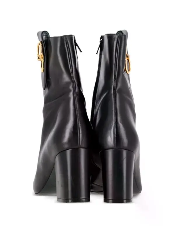 Mulberry Square-toe High-heel Ankle Boots