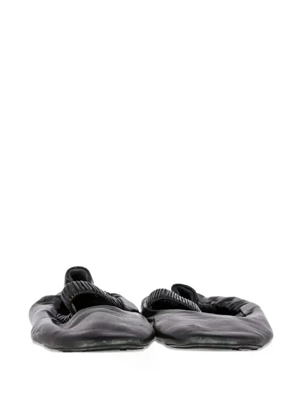 Prada Mary Jane Leather Ballet Flats