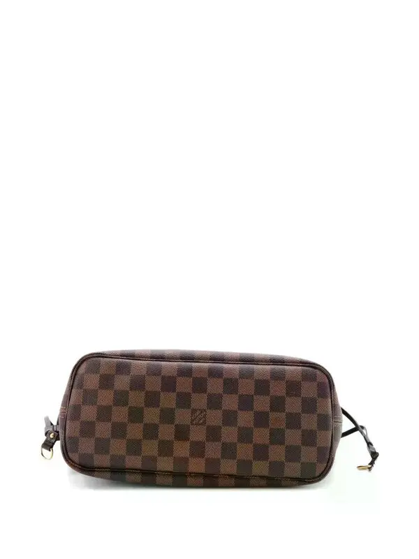 LOUIS VUITTON Neverfull Damier Pm Tote Bag - Brown
