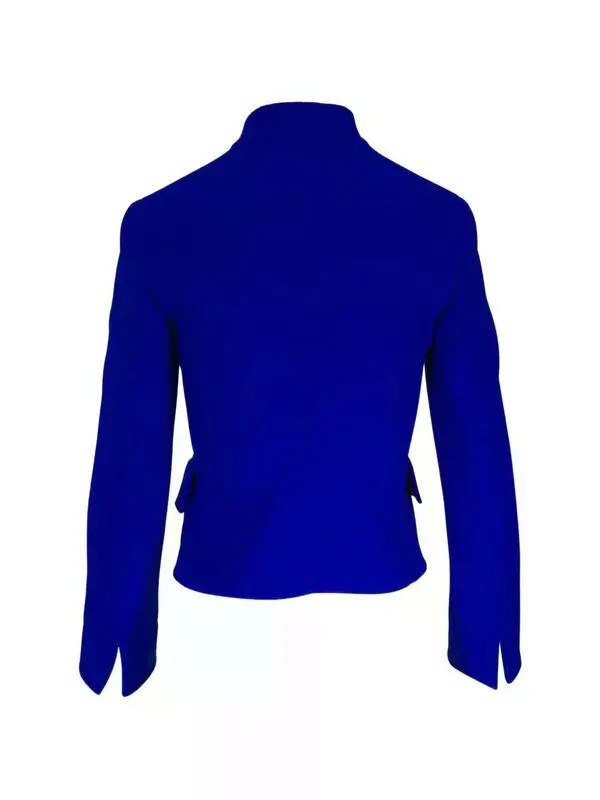 Akris Mandarin-collar Jacket - Blue