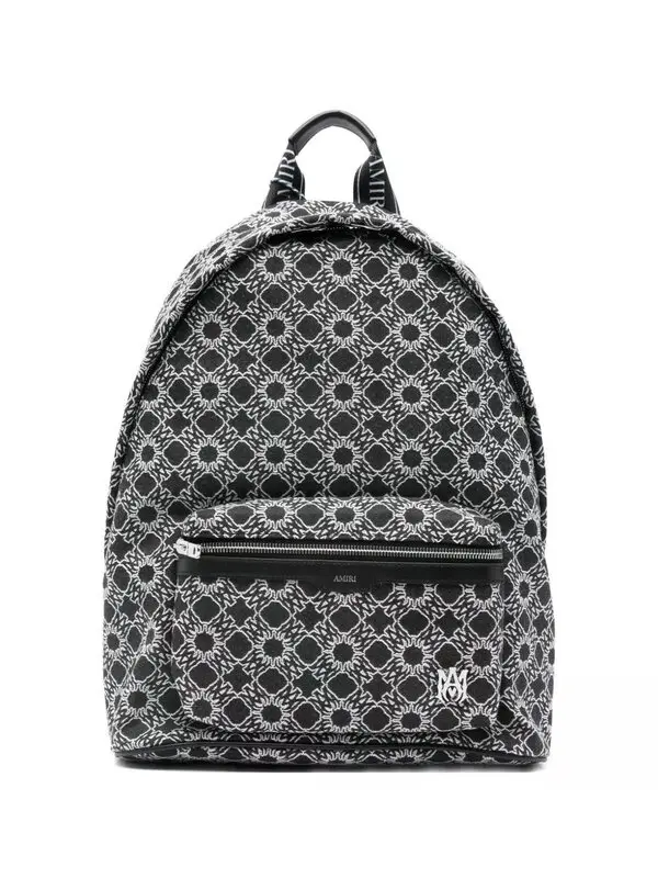 Amiri Patterned Backpack - Black