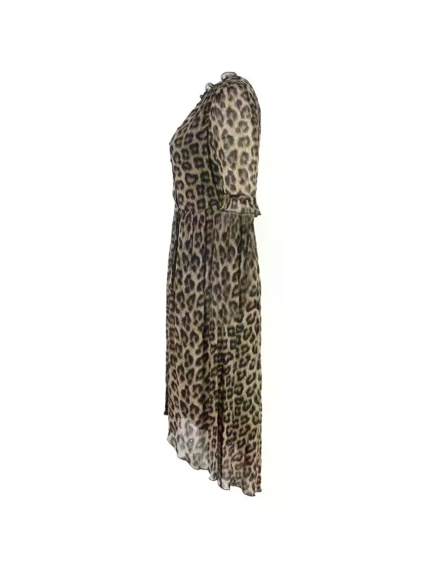 Ba&sh Leopard-print Midi Dress