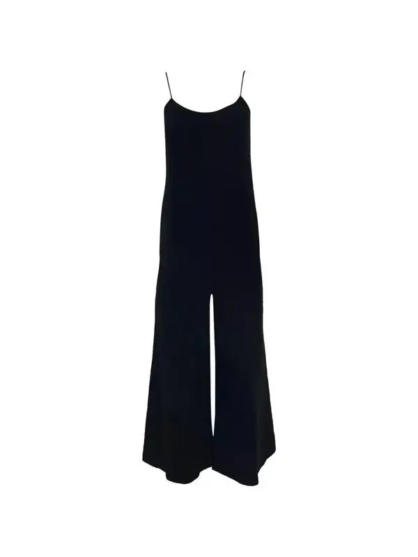 Theory Wide-leg Sleeveless Jumpsuit - Black