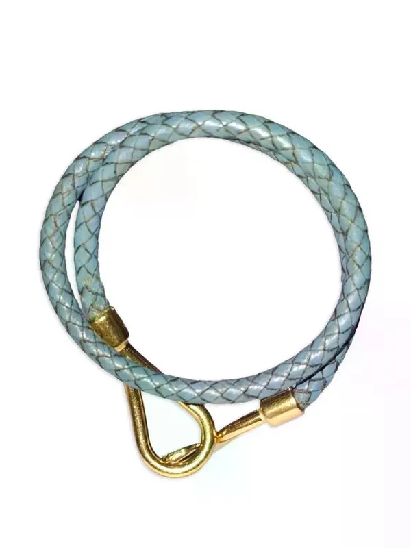 Hermès Jumbo Leather Bracelet - Blue