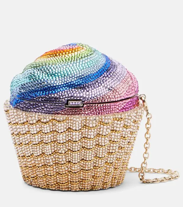 Judith Leiber Rainbow Cupcake Clutch - Multicoloured