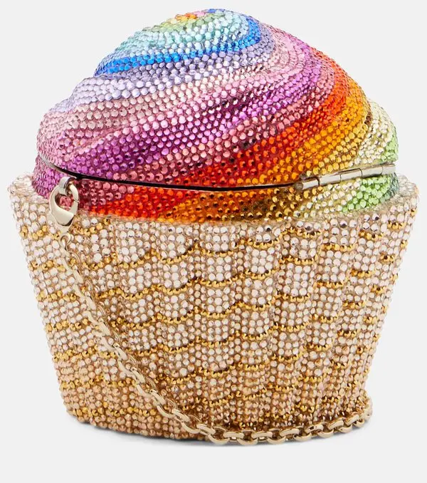 Judith Leiber Rainbow Cupcake Clutch