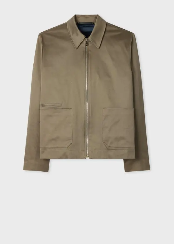 Paul Smith Stretch-cotton Zip Jacket