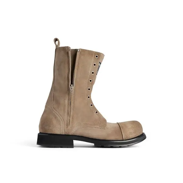 Balenciaga Truck Lace-up Boot - Beige