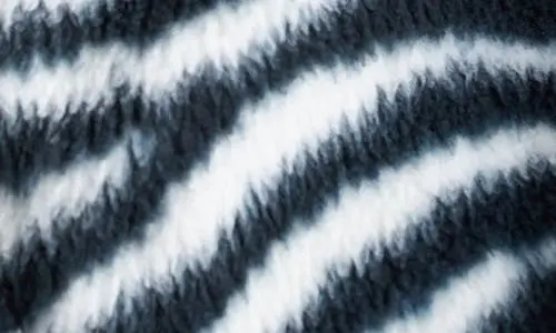 Topshop Zebra Print Fleece Jacket