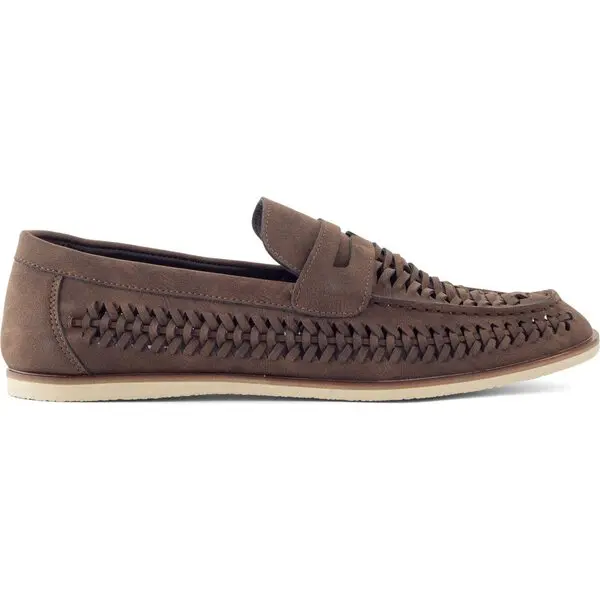 UNCUT Sherborne Huarache Loafer - Chocolate Nubuck Pu