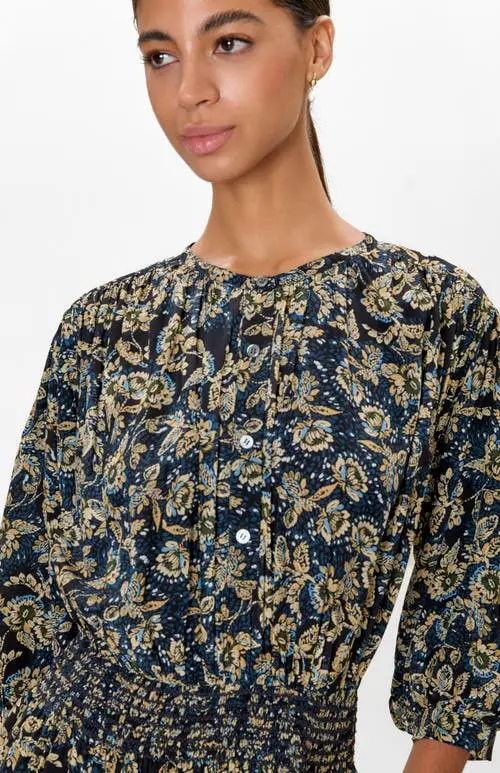Rebecca Taylor Charlene Mini Dress - Navy Multi
