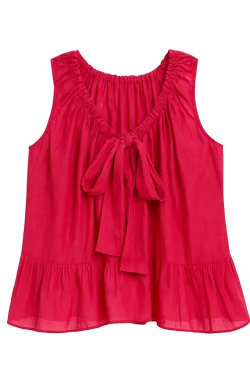 Rebecca Taylor Lilou Tie-front Tank