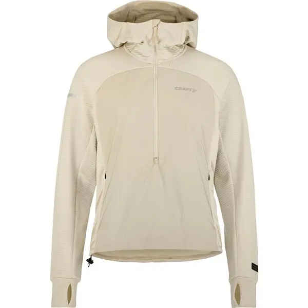 CRAFT Subz Jersey Half Zip Hoodie - Plaster