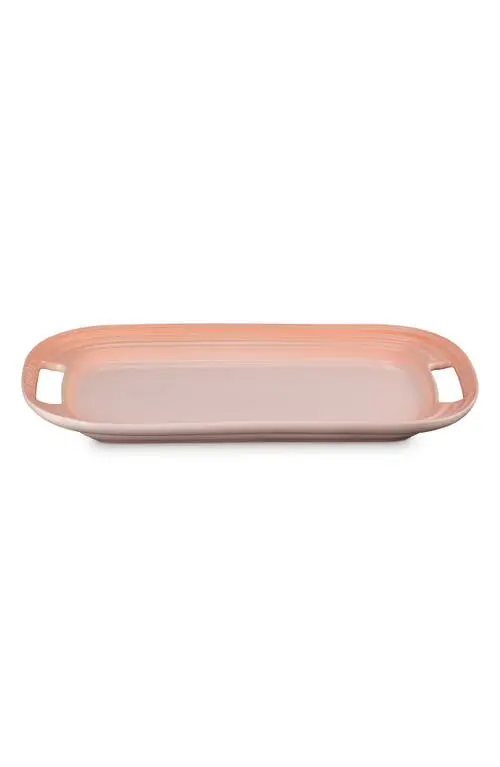 LE CREUSET Stoneware Serving Platter - Peach