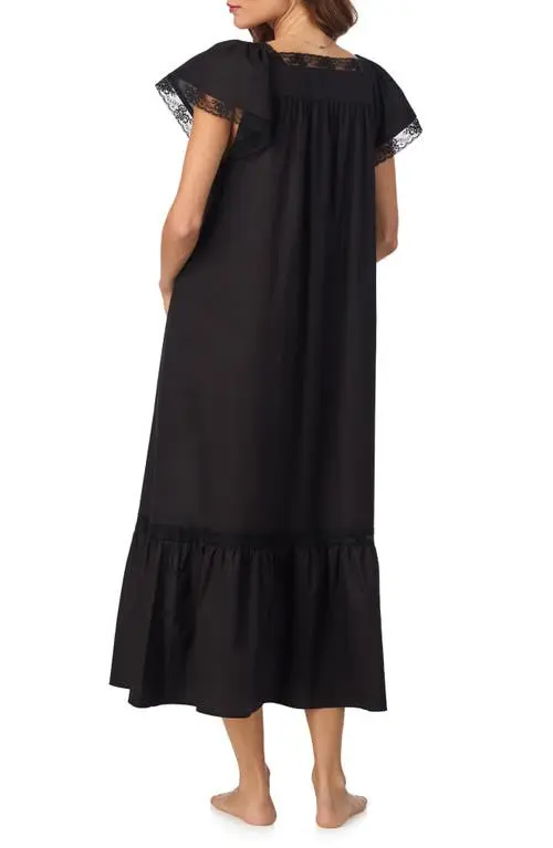 Eileen West Lace Trim Pintuck Ballet Nightgown