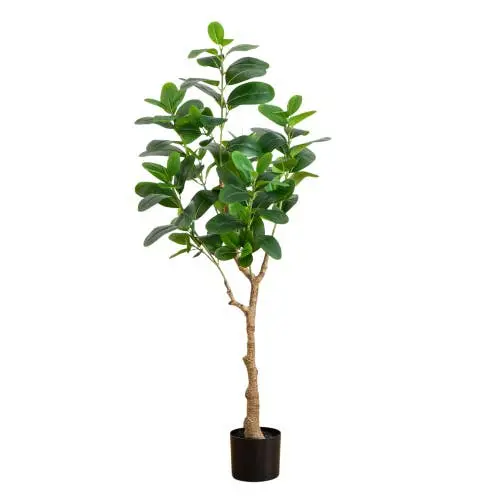 NEARLY NATURAL 4-ft Artificial Audrey Ficus Tree - Green