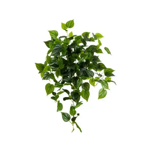 NEARLY NATURAL 32-in Uv Resistant Artificial Philo Hanging Plant Set Of 2 - Green