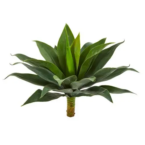 NEARLY NATURAL 19-in Large Agave Artificial Plant - Green