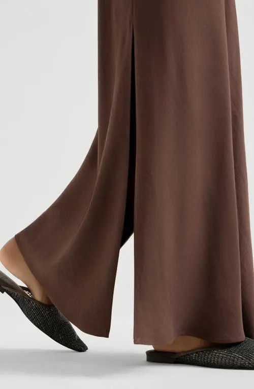 Brunello Cucinelli Bias-cut Maxi Skirt - Cocoa