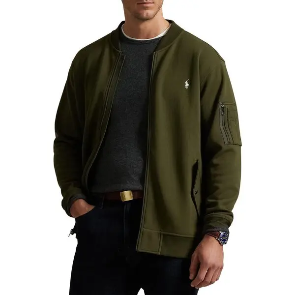 Polo Ralph Lauren Big & Tall Double-knit Bomber Jacket