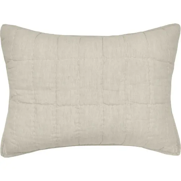 ELISABETH YORK Odine Natural Pillow Sham - Beige