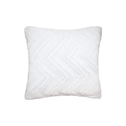 ELISABETH YORK Candlewick Dove Cotton Pillow Sham - White