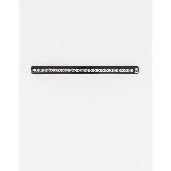 Alexandre De Paris Tuileries 10 Acetate Strass Long Barrette - Black