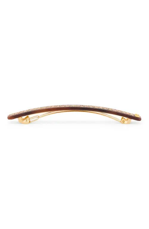 Alexandre De Paris Tuileries Acetate Barrette With Swarovski Crystals